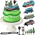 Amazon.com: 13 Pieces Train Cake Toppers Train Cake Decorations Train ...