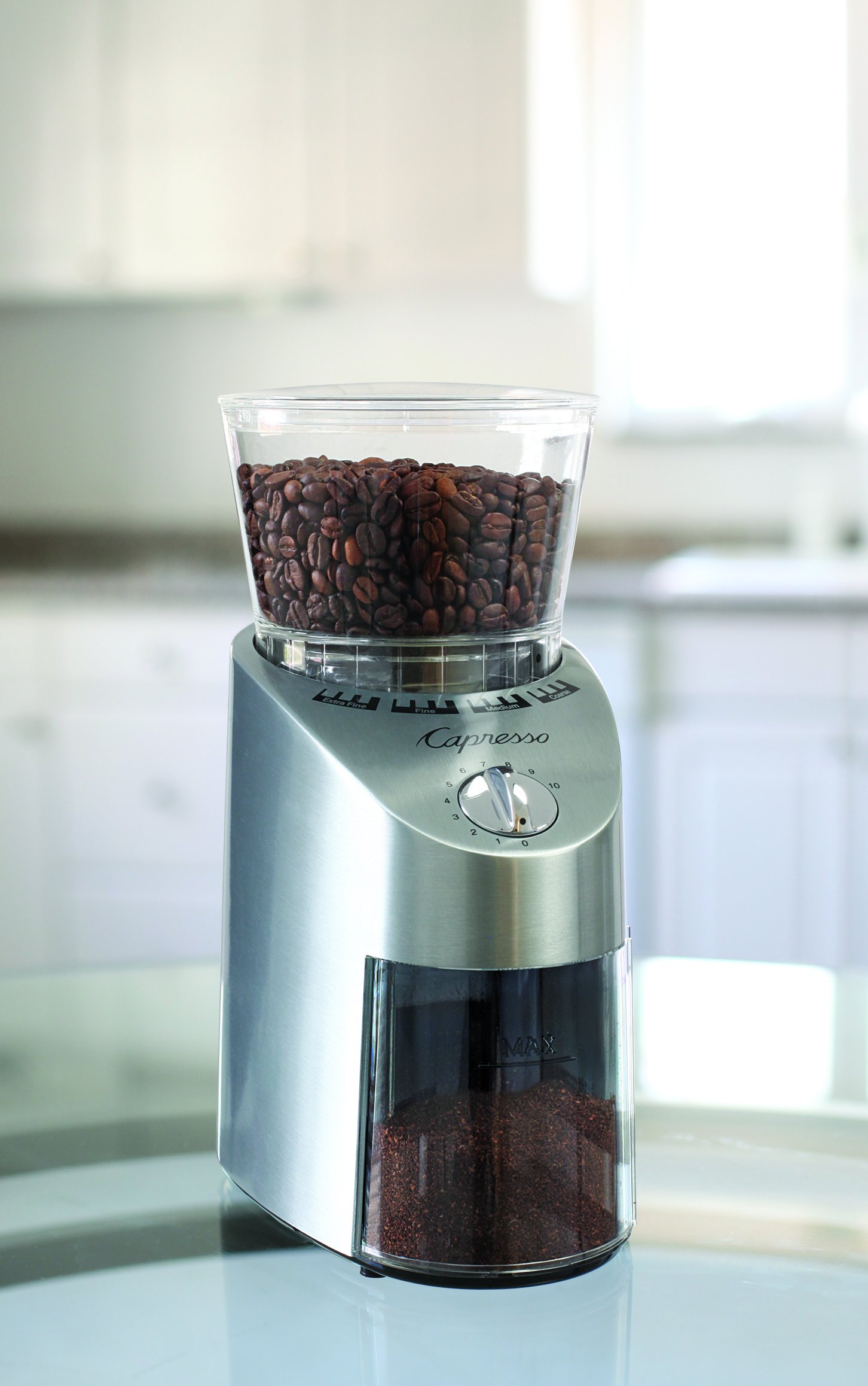 Mua Capresso Infinity Conical Burr Grinder, See-through bean container ...