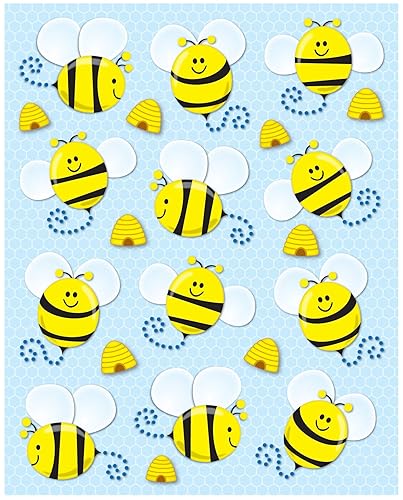 Carson Dellosa 72-Piece Bumble Bee Stickers for Kids Classroom Pack ...