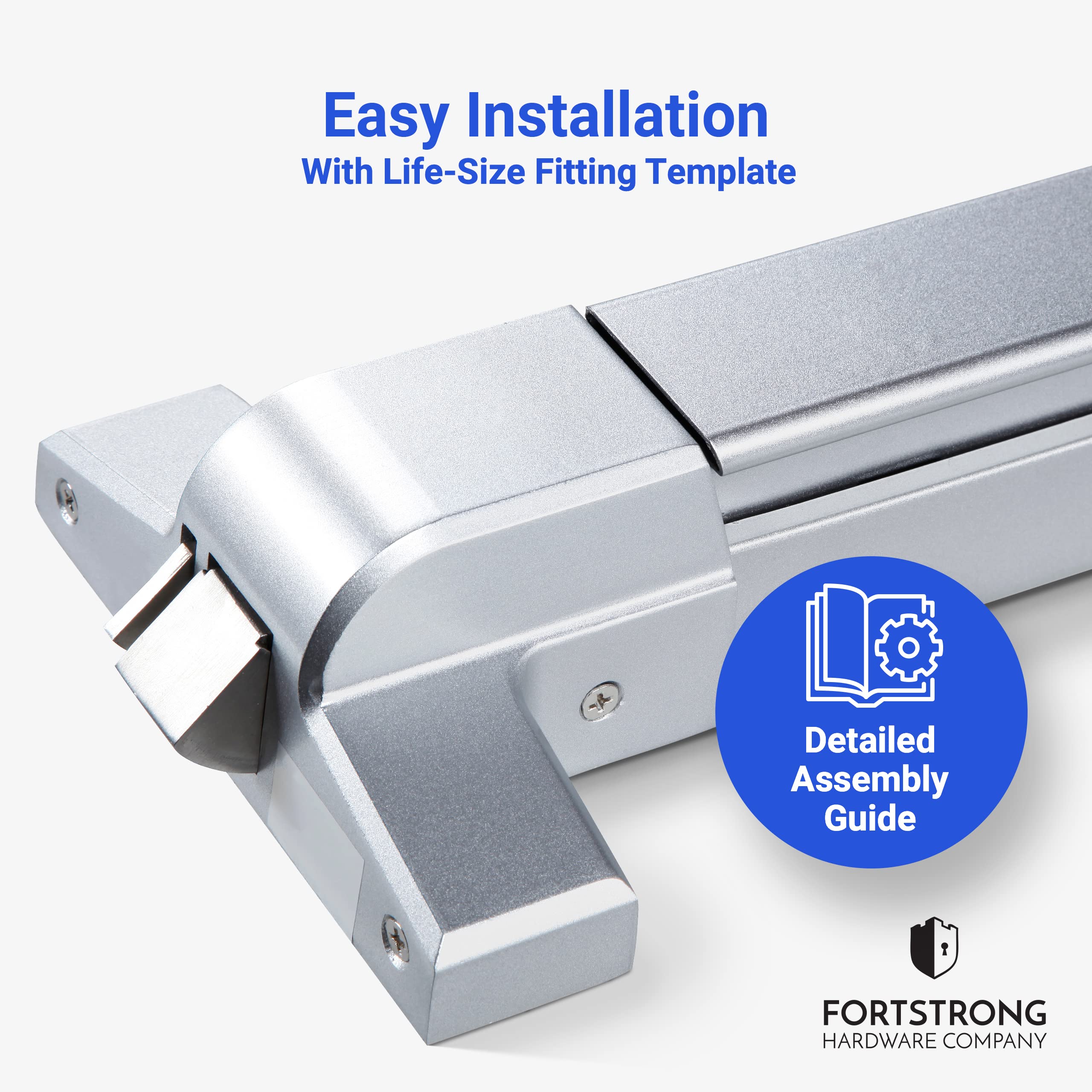 Mua Commercial Push Bar Panic Exit Device (Silver) - Panic Bars for ...