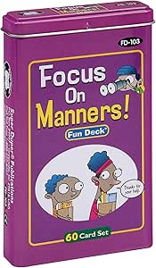 Amazon.com: Super Duper Publications | Focus on Manners Fun Deck ...