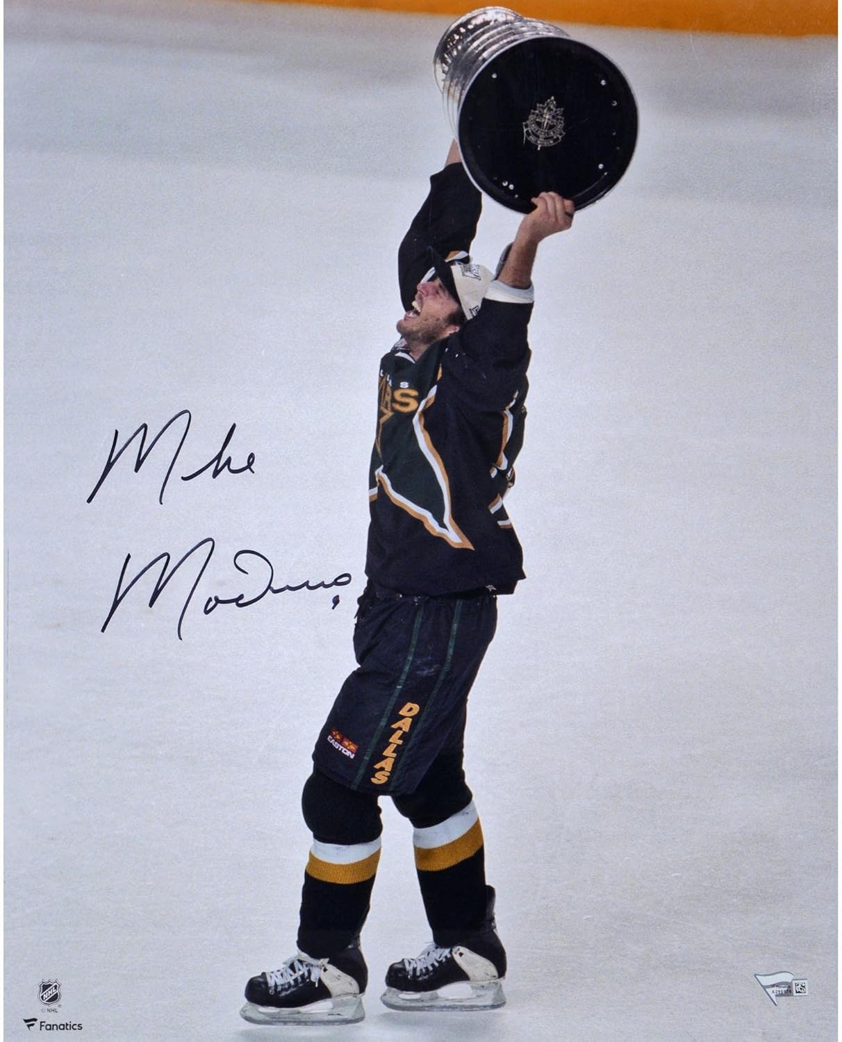 Mike Modano Dallas Stars Autographed 16" x 20" Raising Cup Photograph ...