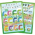 Amazon.com: BeYumi Bug Insect Birthday Chart - 5Pcs Bug Floral Birthday ...