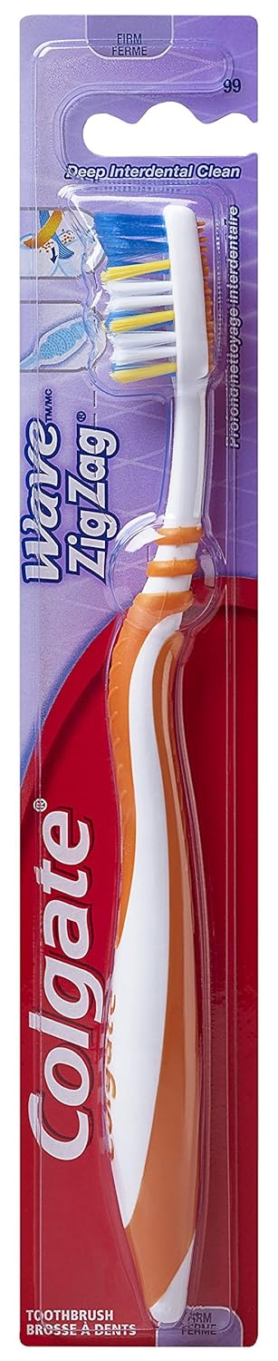 Amazon.com : Colgate Zig Zag Deep Clean Toothbrush, Firm (Colors may ...