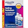 Amazon.com: Equate Saline Solution, Contact Lens Solution for Sensitive ...