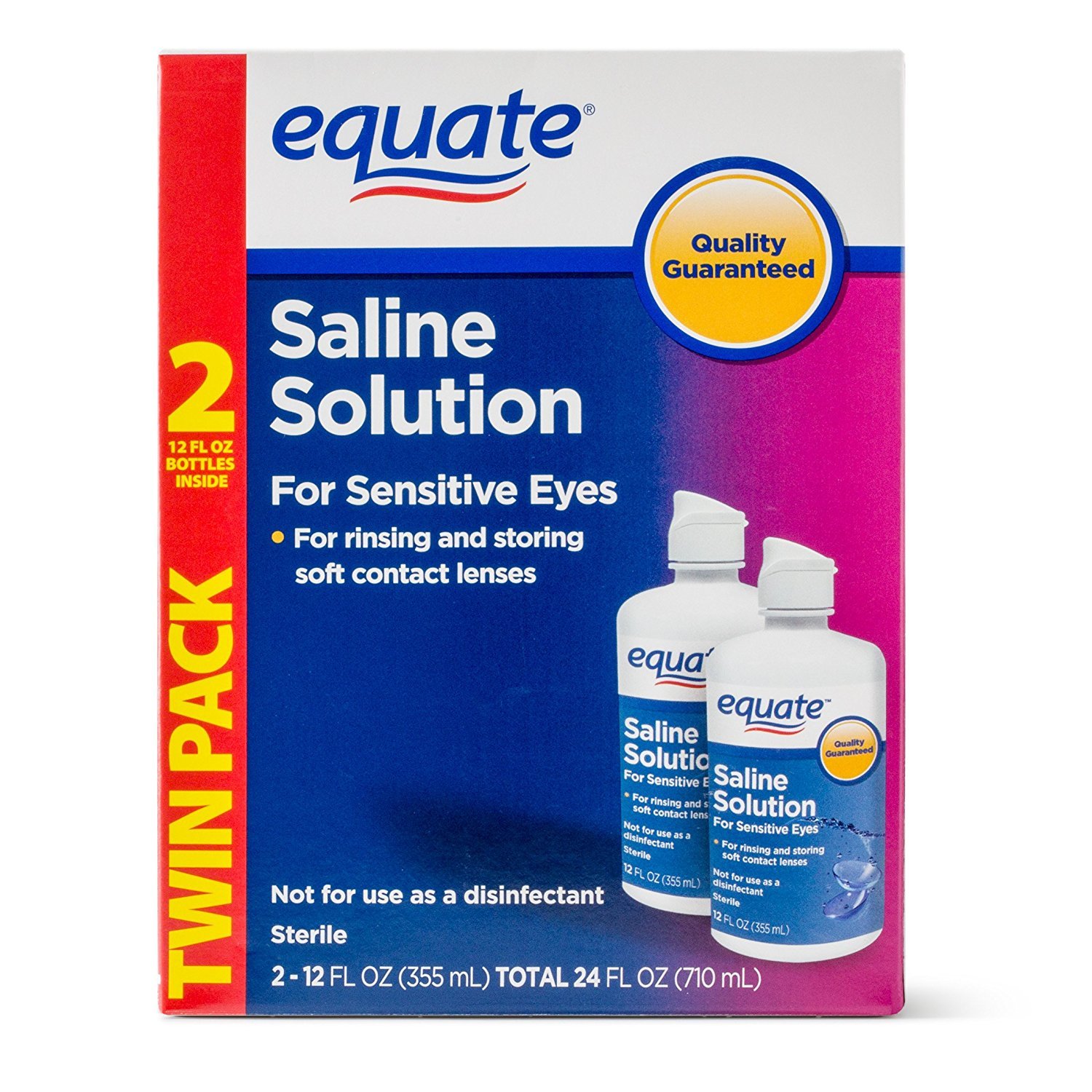 Mua Equate Saline Solution, Contact Lens Solution for Sensitive Eyes ...