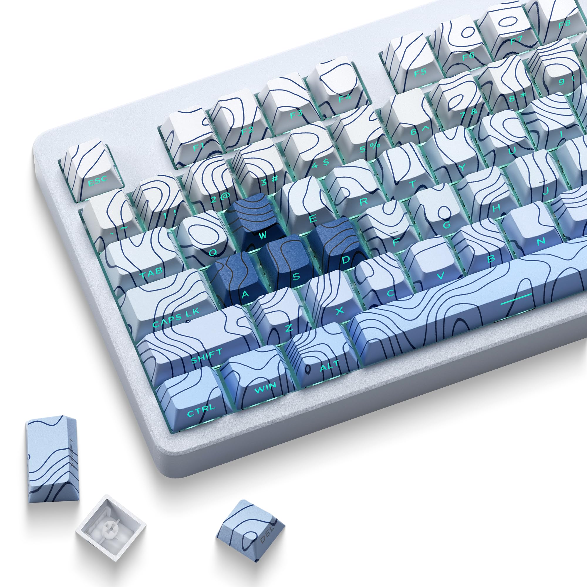 Mua XVX PBT Keycaps - Side Print Keycaps, Shine Through Custom Key caps ...