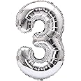 Amazon.com: YPSelected 32 Inch Large Foil Helium Number Balloon ...