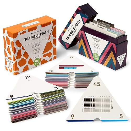 Think Tank Scholar Triangle Math 752 Equations, All Facts 0-12 Box Set ...
