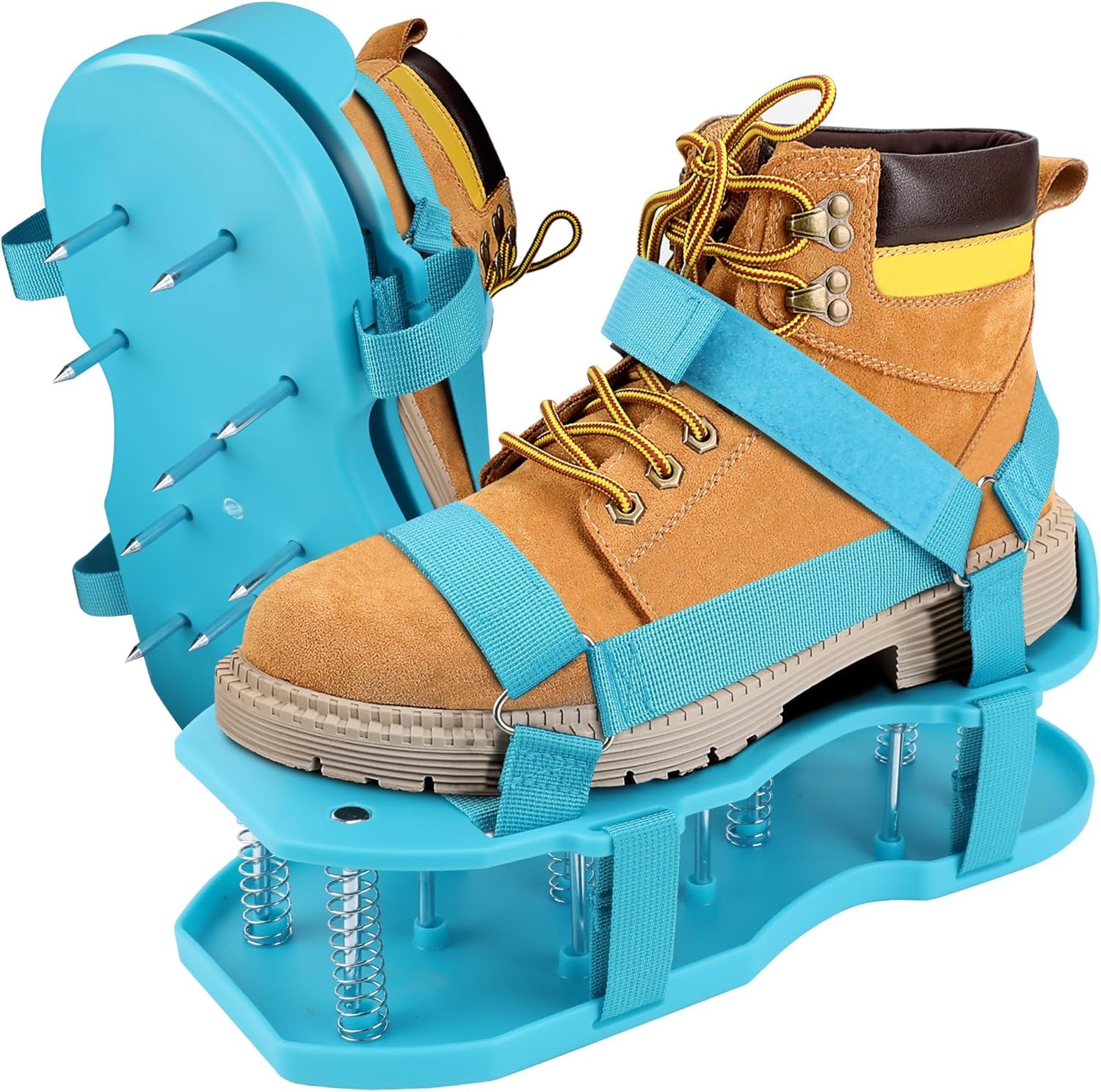 Lawn Aerator Shoes with Spring Base,Free-Installation Lawn Aerator Tool ...
