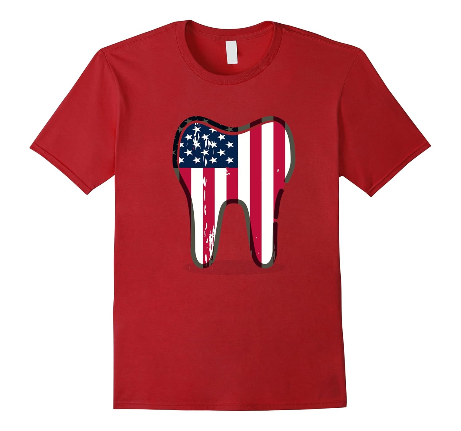 Patriotic Dentist Shirt American Flag Tooth Tee USA Proud-PL – Polozatee