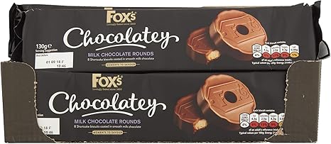 Fox's Chocolatey Chocolate Rounds (12 packets x 130g): Amazon.co.uk ...