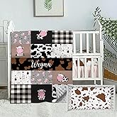 Amazon.com: Munific Personalized Crib Bedding Set for Boys Girls ...