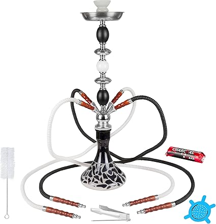 Taffstyle® Orientalische 4er Schlauch Party Shisha Wasserpfeife ...