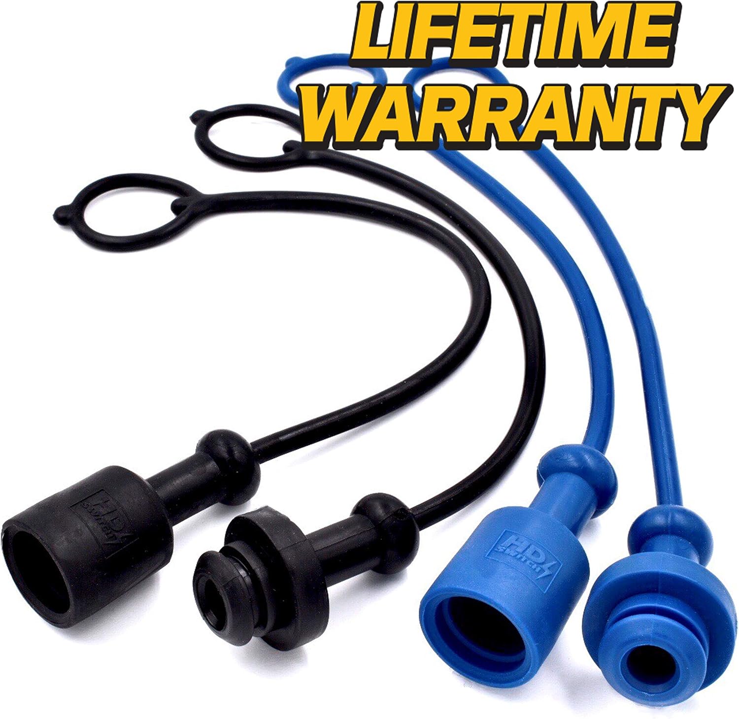 Amazon.com : HD Switch (4 Pack) Hydraulic Quick Coupler Blue/Black Dust ...