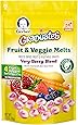 Gerber Graduates Fruit and Veggie, Melts Very Berry Blend, 1 Ounce ...