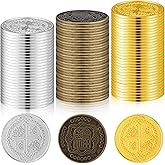 Amazon.com: Hanaive 50 Pcs Metal Pirate Coins Spanish Doubloon Replicas ...