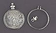 Amazon.com: Coin Holder Bezel for 10 cent / USA Dime Silvertone ~ for ...