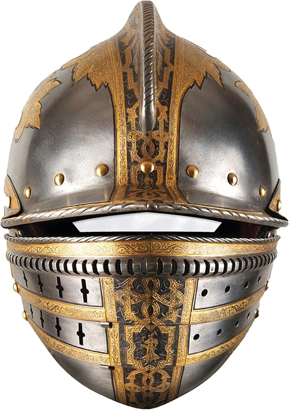 Medieval Helmet Heritage Face Mask: Amazon.co.uk: Kitchen & Home