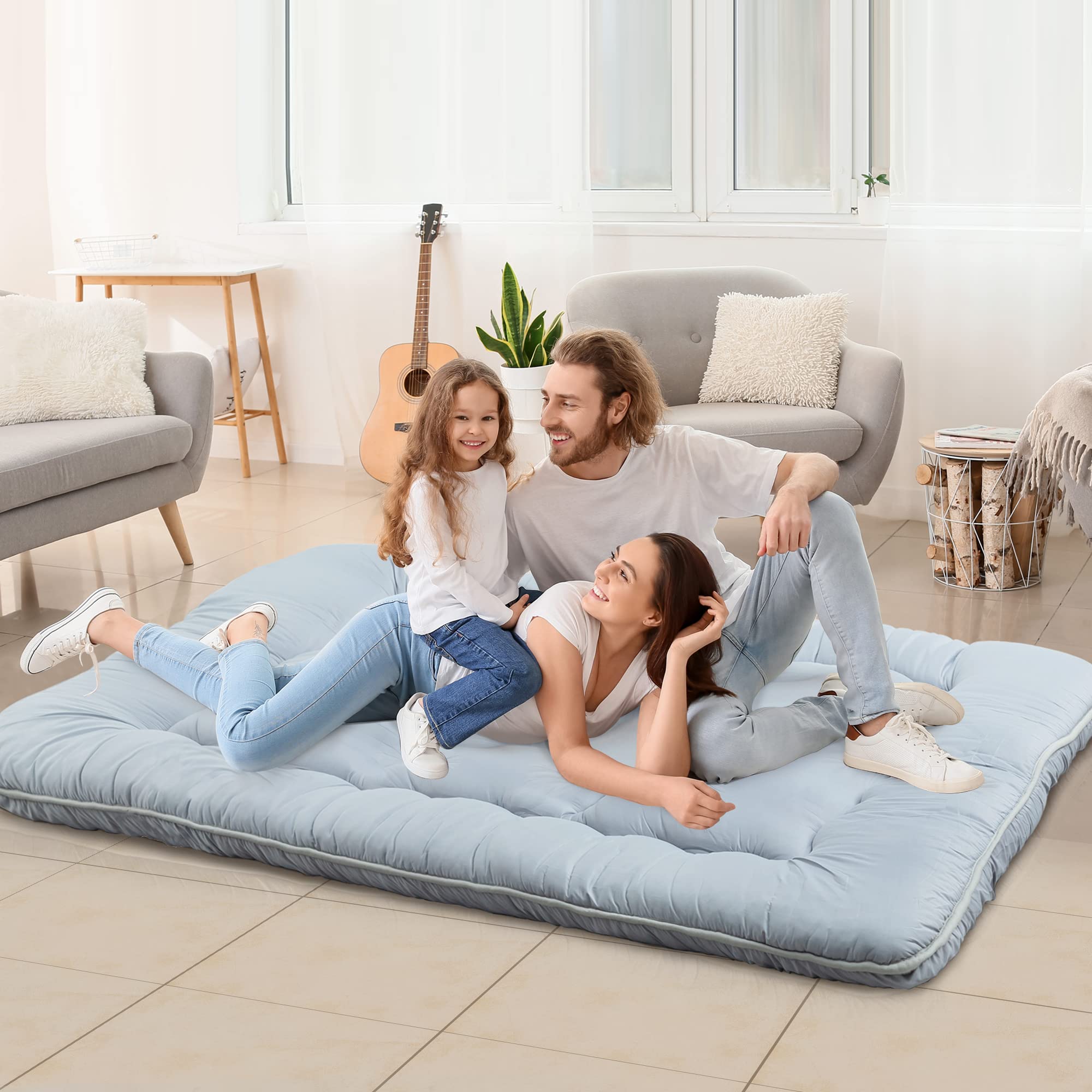MIRUO Japanese Futon Mattress Sleeping Mat Camping Mattresses for Tents Twin Mattress Pad Futon ...