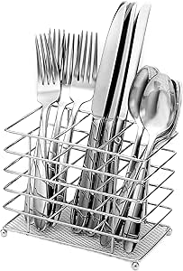 Amazon.com | Oneida Eve 12-Piece Flatware Set with Countertop Caddy ...