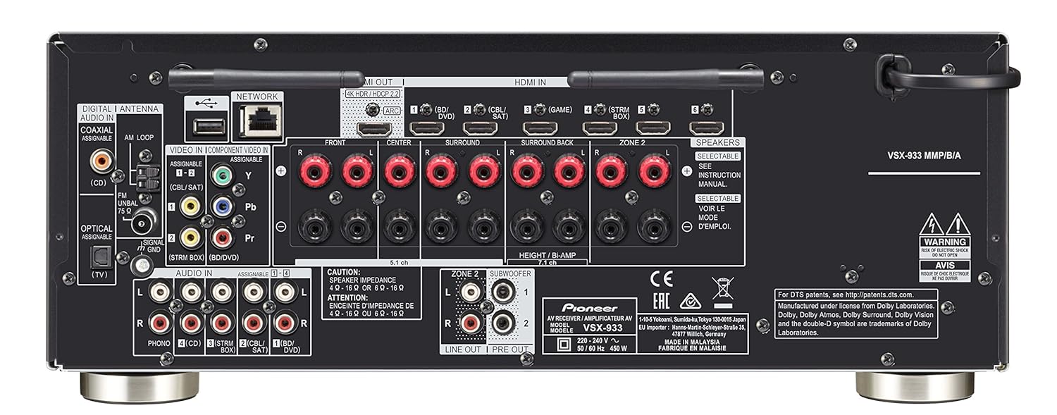 Right AV receiver for Sony Shake 6D Speakers | Audioholics Home Theater ...