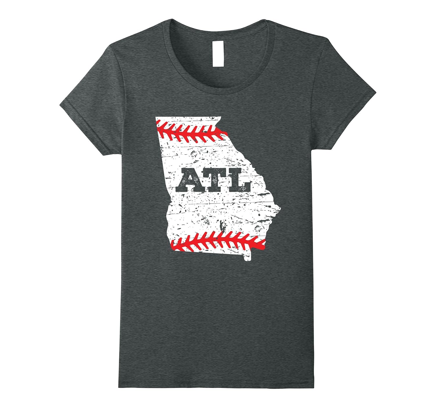 Atlanta ATL Georgia Distressed Baseball T-Shirt-4LVS – 4loveshirt