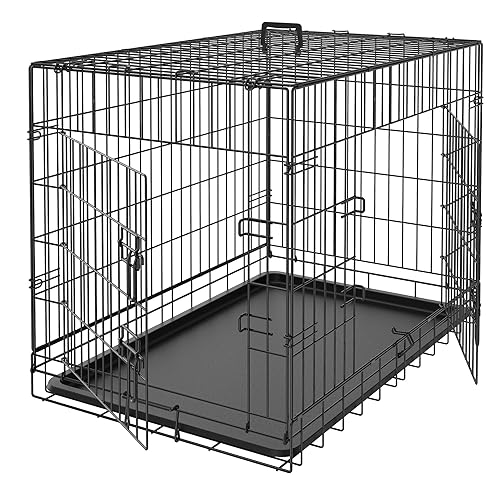 Pet Republic Dog Crates for Large Dogs Folding Metal Wire Dog Gage ...