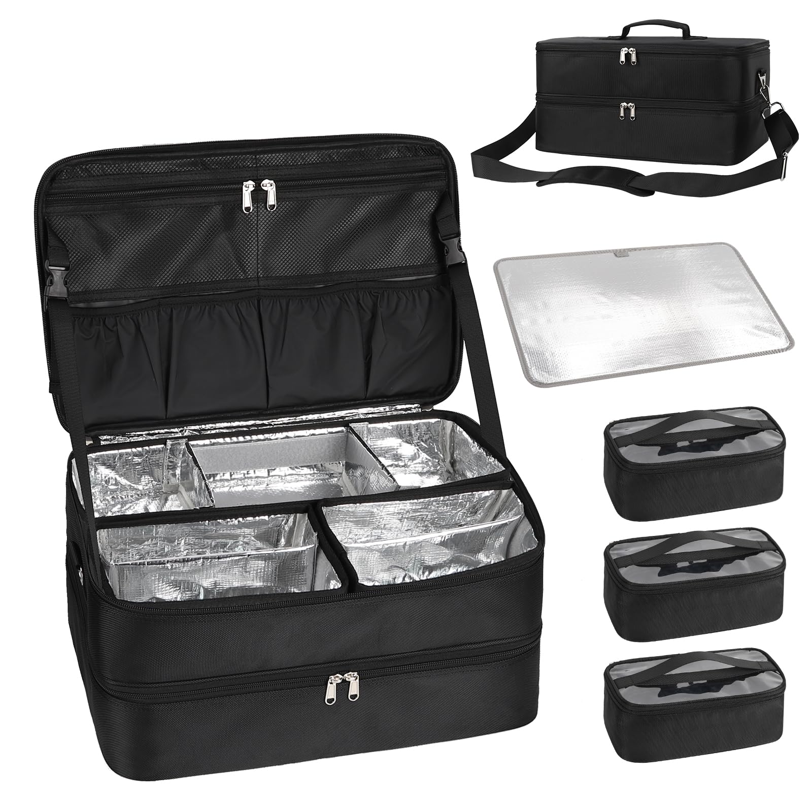 Extra Large Makeup Case, Professional Makeup Train Case for Makeup ...