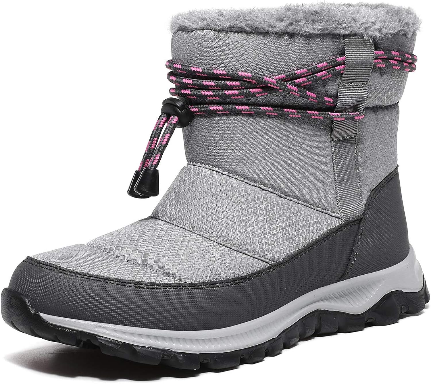 dontdo 1 par de botas de nieve para mujer, cálidas y aterciopeladas, de ...