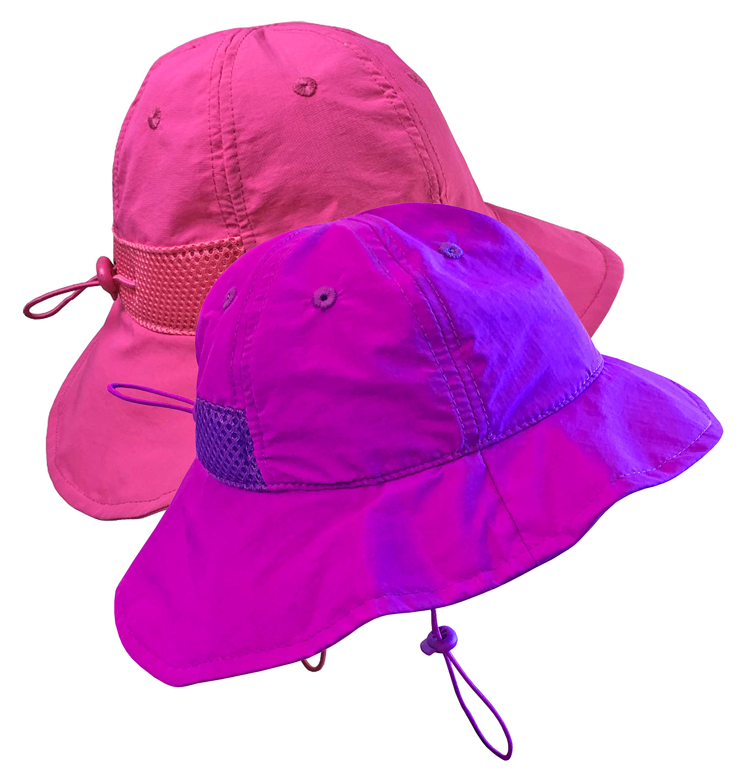 N’Ice Caps Kids Sun Hats UPF 50+ UV Protection 2-Pack Boys Girls ...