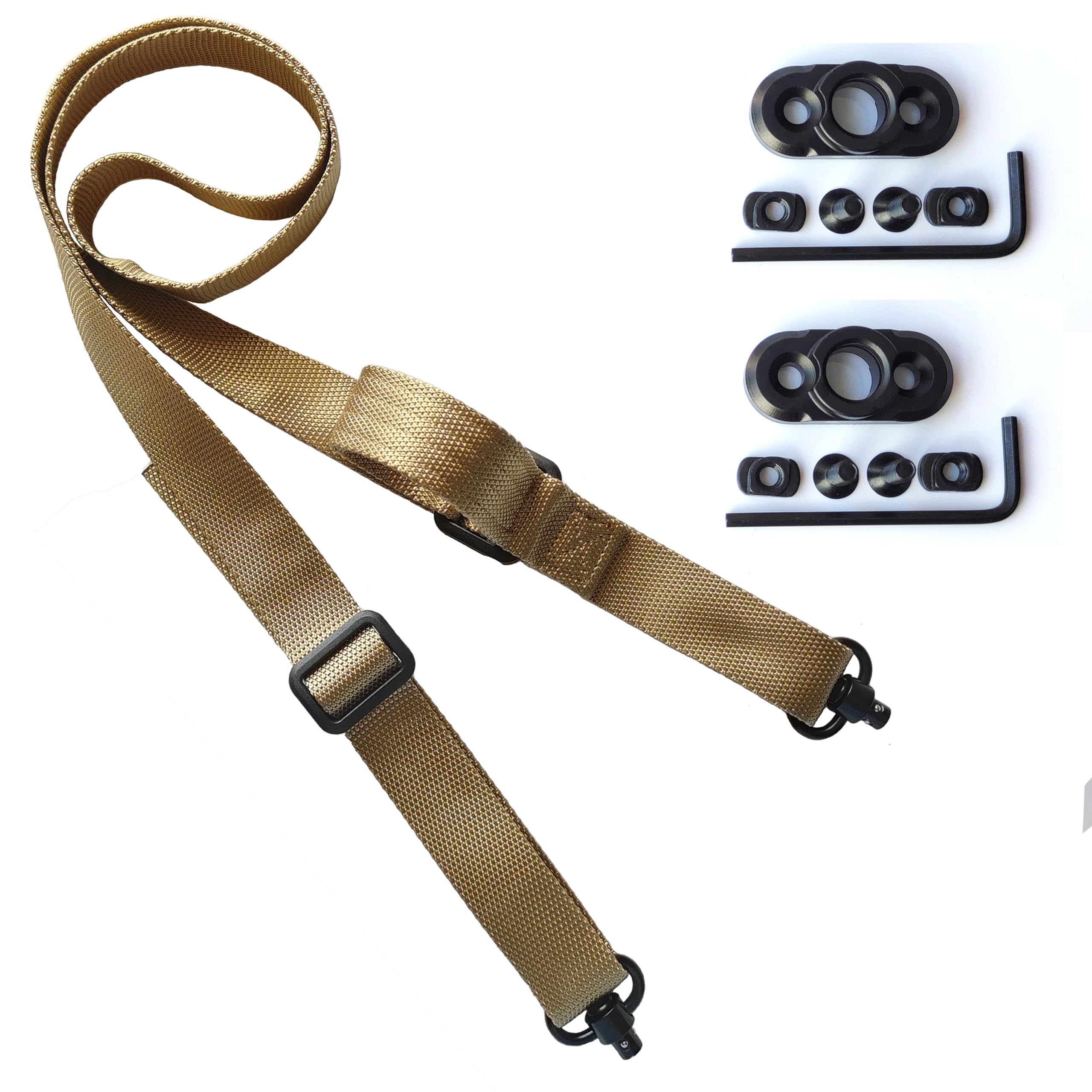 ZJQY Two Point Traditional QD Sling with Sling Swivel and Quick Adjust ...