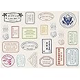 Amazon.com: Passport Stamp Sticker Sheets (480 Stickers) : Toys & Games