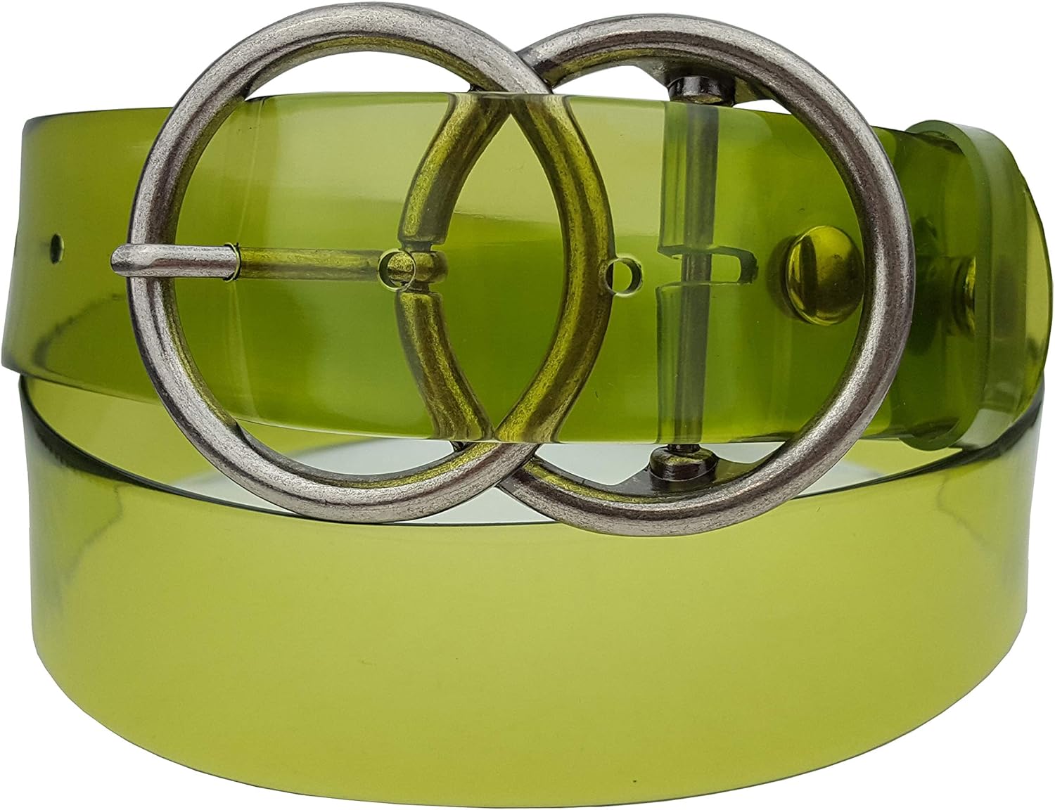 Fun Jelly Belt with Trendy Double Ring Buckle at Amazon Women’s ...