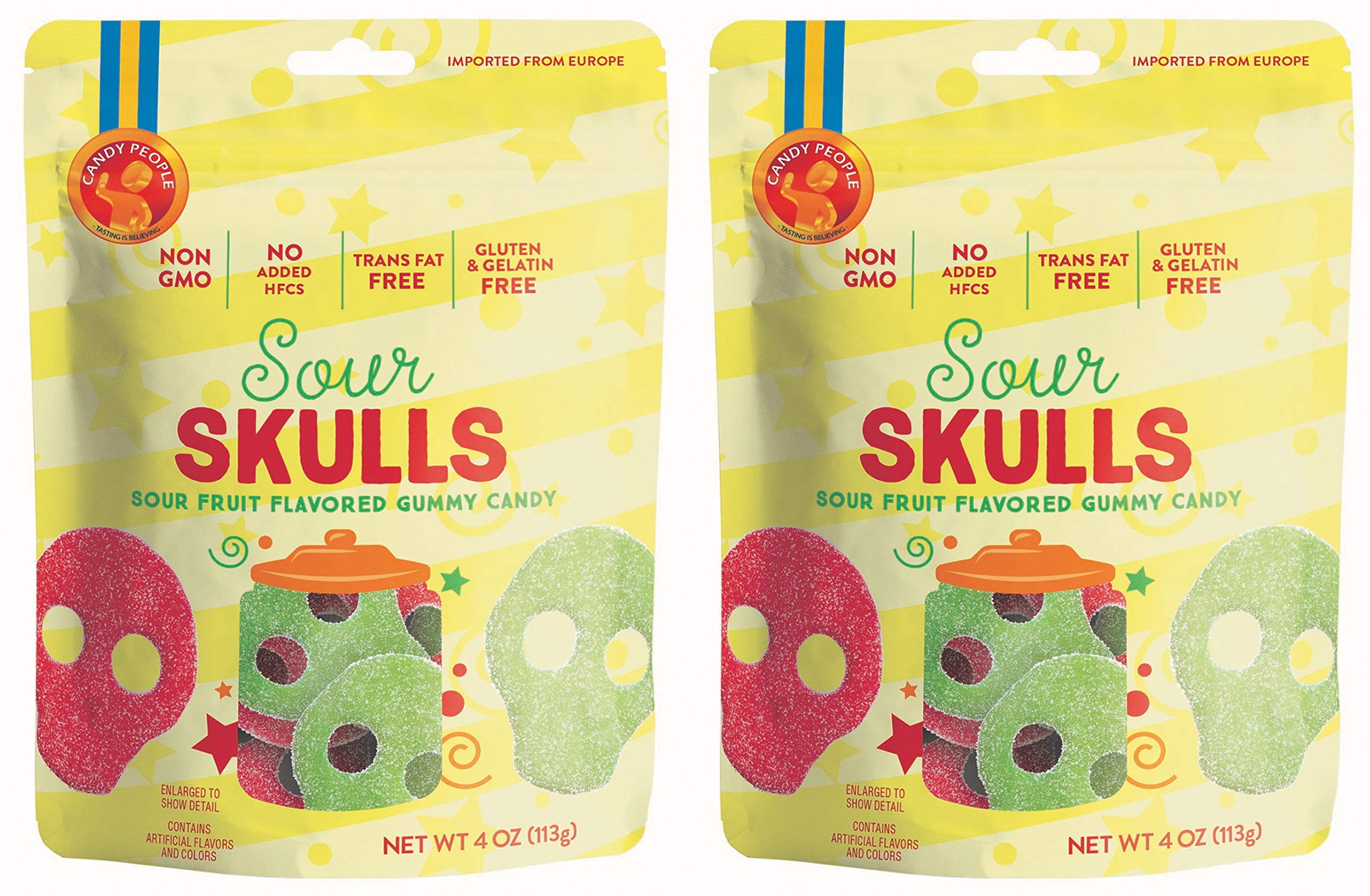 Amazon.com : Candy People Sour Viking Swedish Gummy Candy Non-GMO Vegan ...