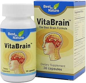 Amazon.com: VitaBrain - Natural Brain Health Formula (US Patent). Brain ...