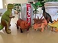 Amazon.com: Haktoys Pack of 8 Dinosaur Toy Set | 6 Educational ...