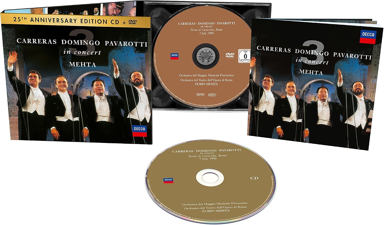 The Three Tenors 25th Anniversary: Amazon.co.uk: CDs & Vinyl