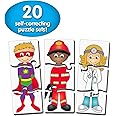 Amazon.com: The Learning Journey: Match It! - Who Am I? - 20 Piece Self-Correcting Matching ...