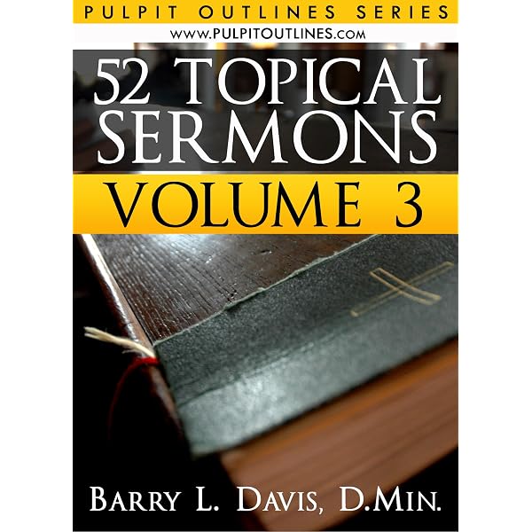 Topical Sermon Online Sermon For Busy Pastors