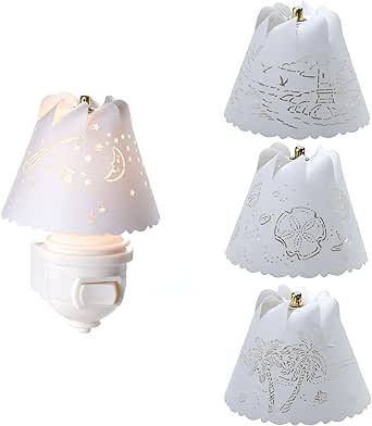 Spin Shades 24621 Harbor Nights Nightlight with Four Revolving Shades ...