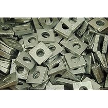 Square Beveled Washers 1 X 2 In Malleable Iron HDG