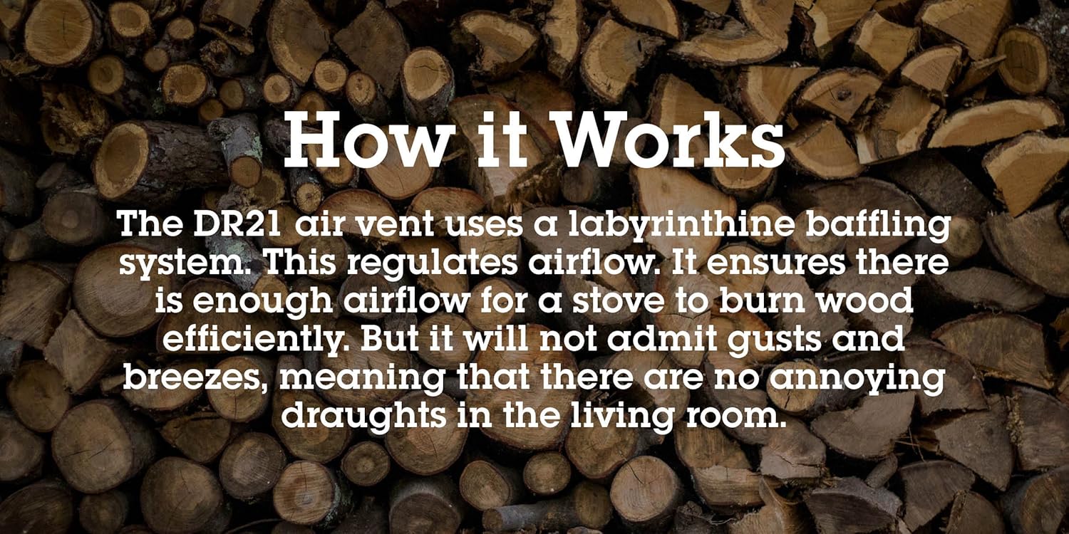 DR21 air vents DR21, 12 W, Black – BigaMart