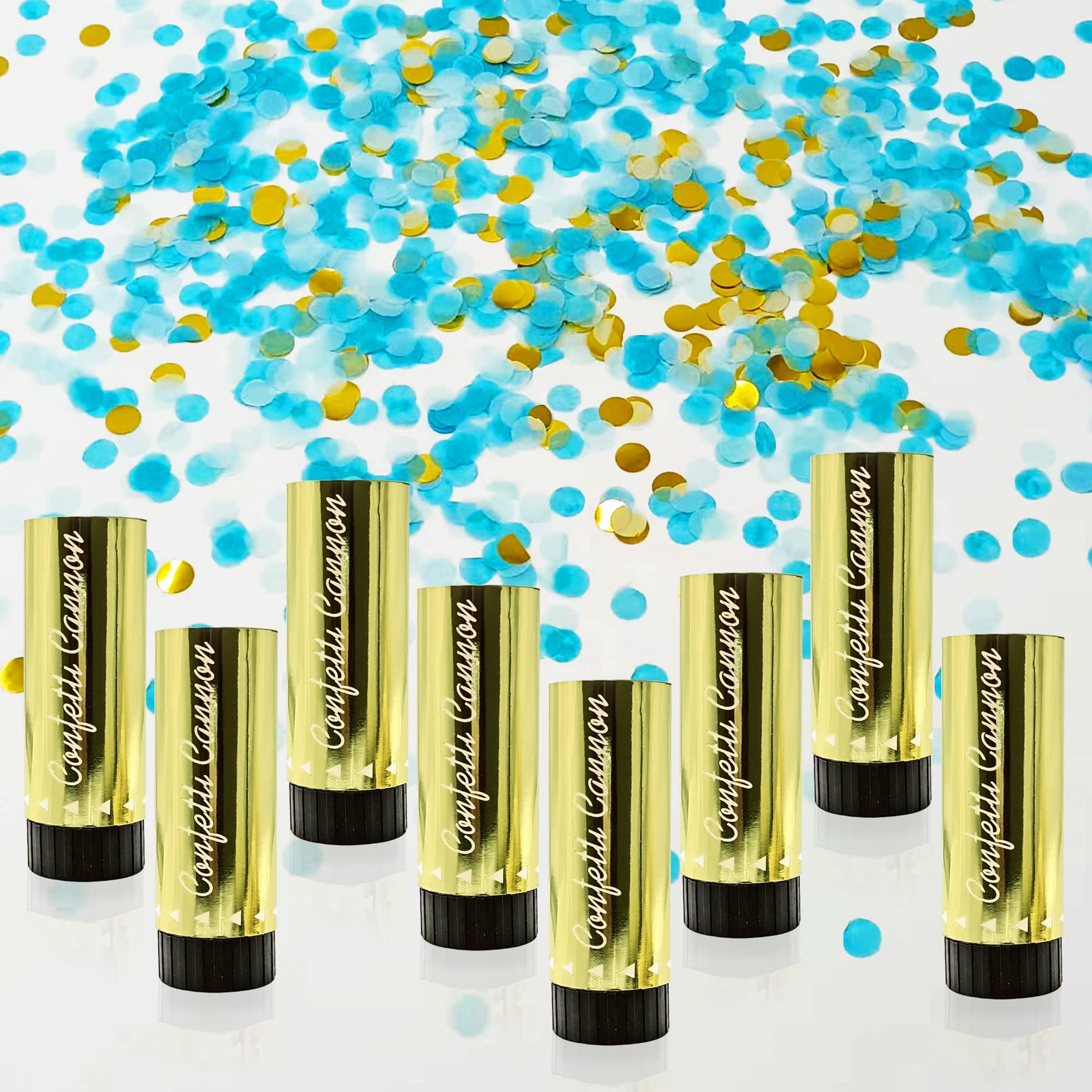8 PCS Confetti Poppers Cannons for Gender Reveal Wedding Birthday ...