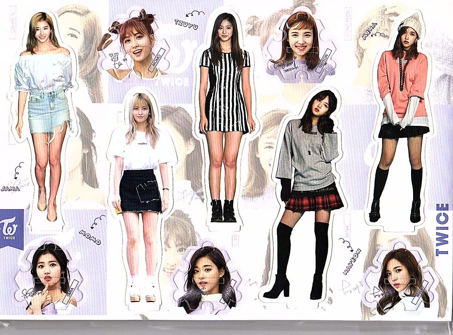 Mua Korea K-POP TWICE Standing Paper Doll 2 trên Amazon Nhật chính hãng ...