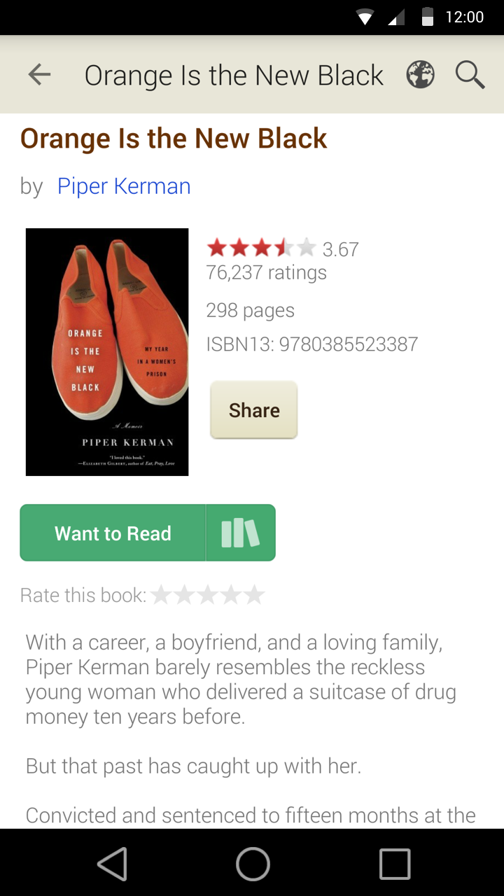 Goodreads:Amazon.com:Appstore for Android