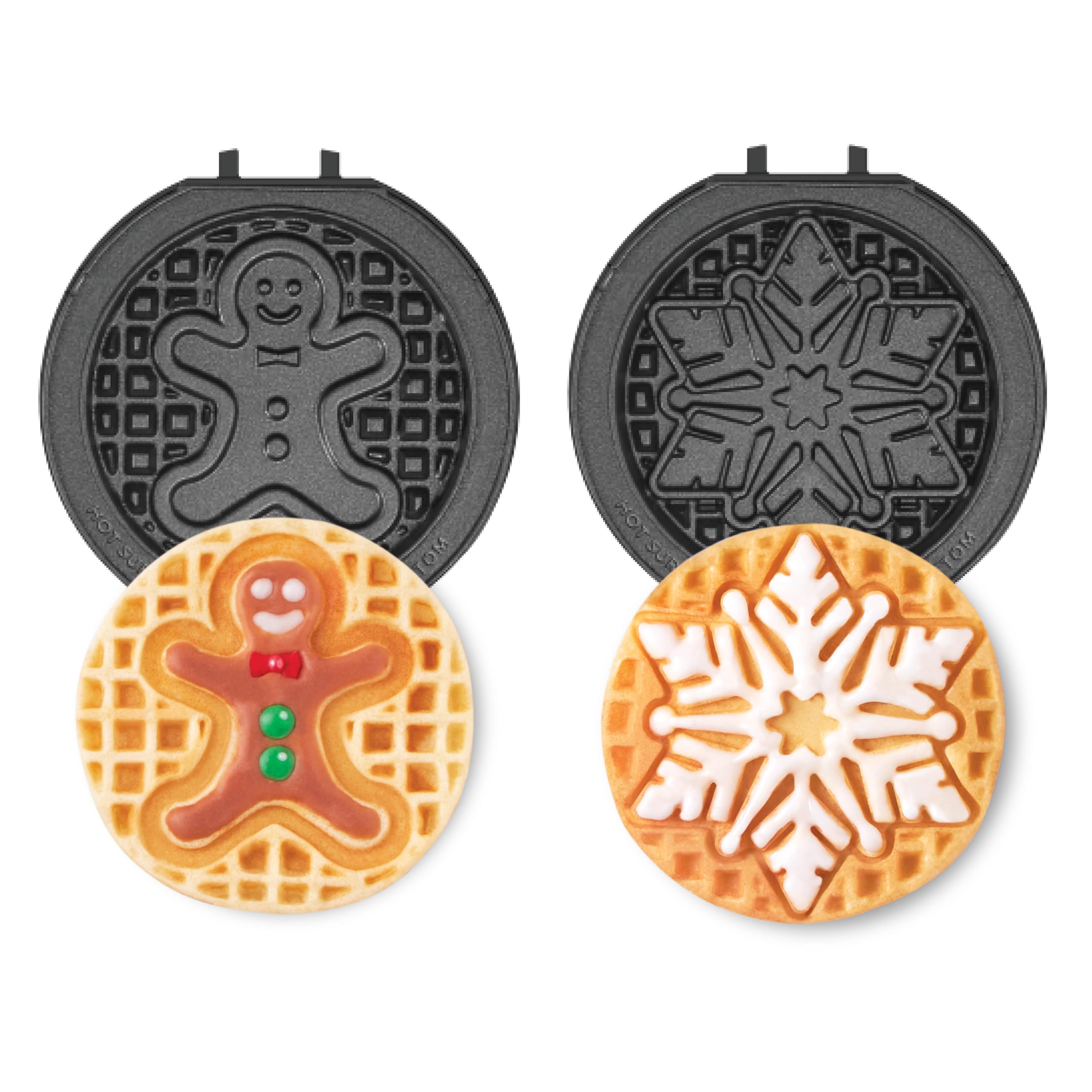 DASH Multimaker Mini System Two 4” Nonstick Removable Waffle Plates ...