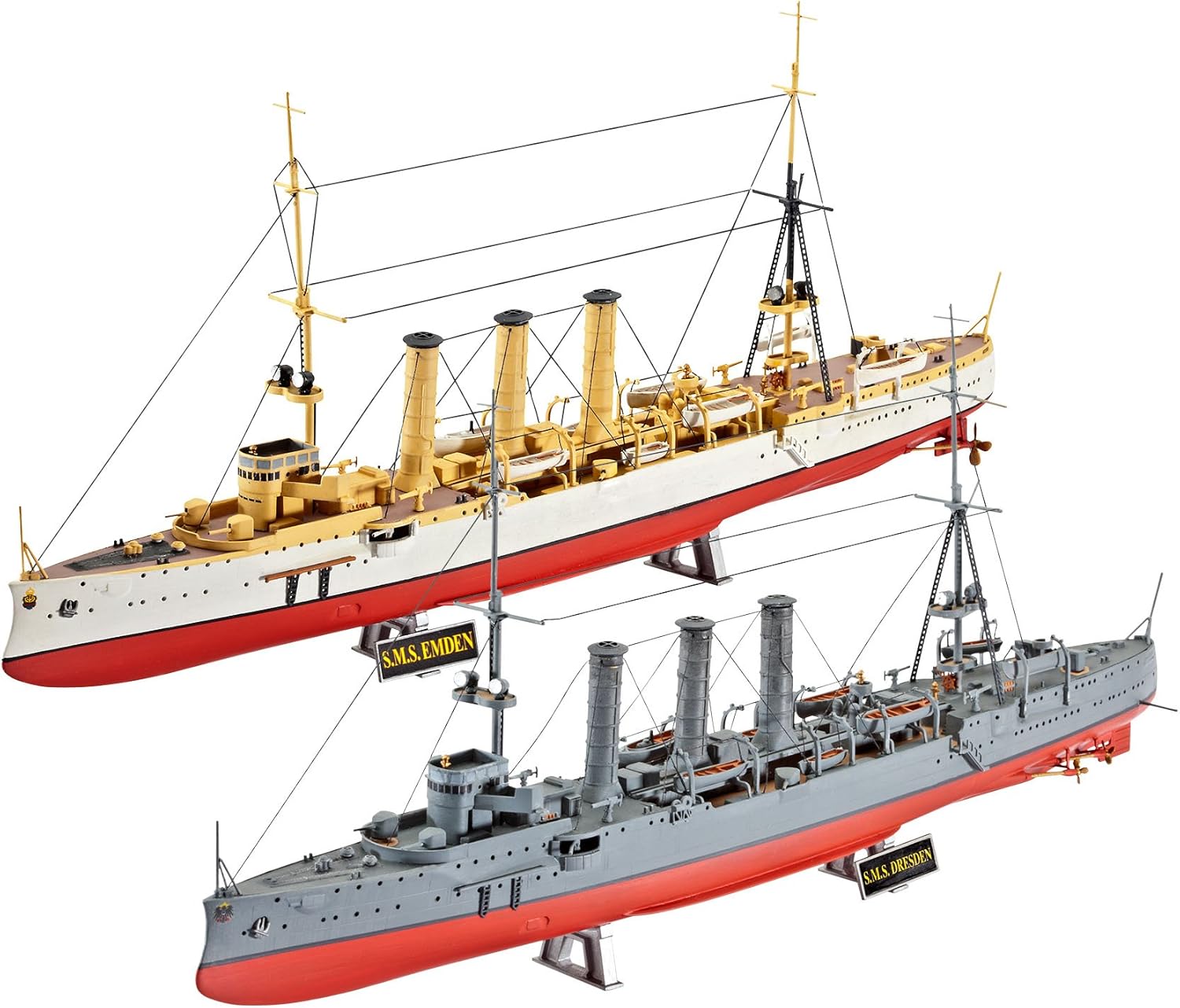 Revell Modellbausatz Schiff 1:350 - German WWI Light Cruisers SMS ...