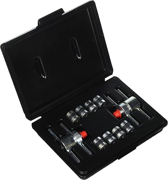 Robinair 12458 Process Tube Adapter Kit, Air Conditioning Line Repair ...