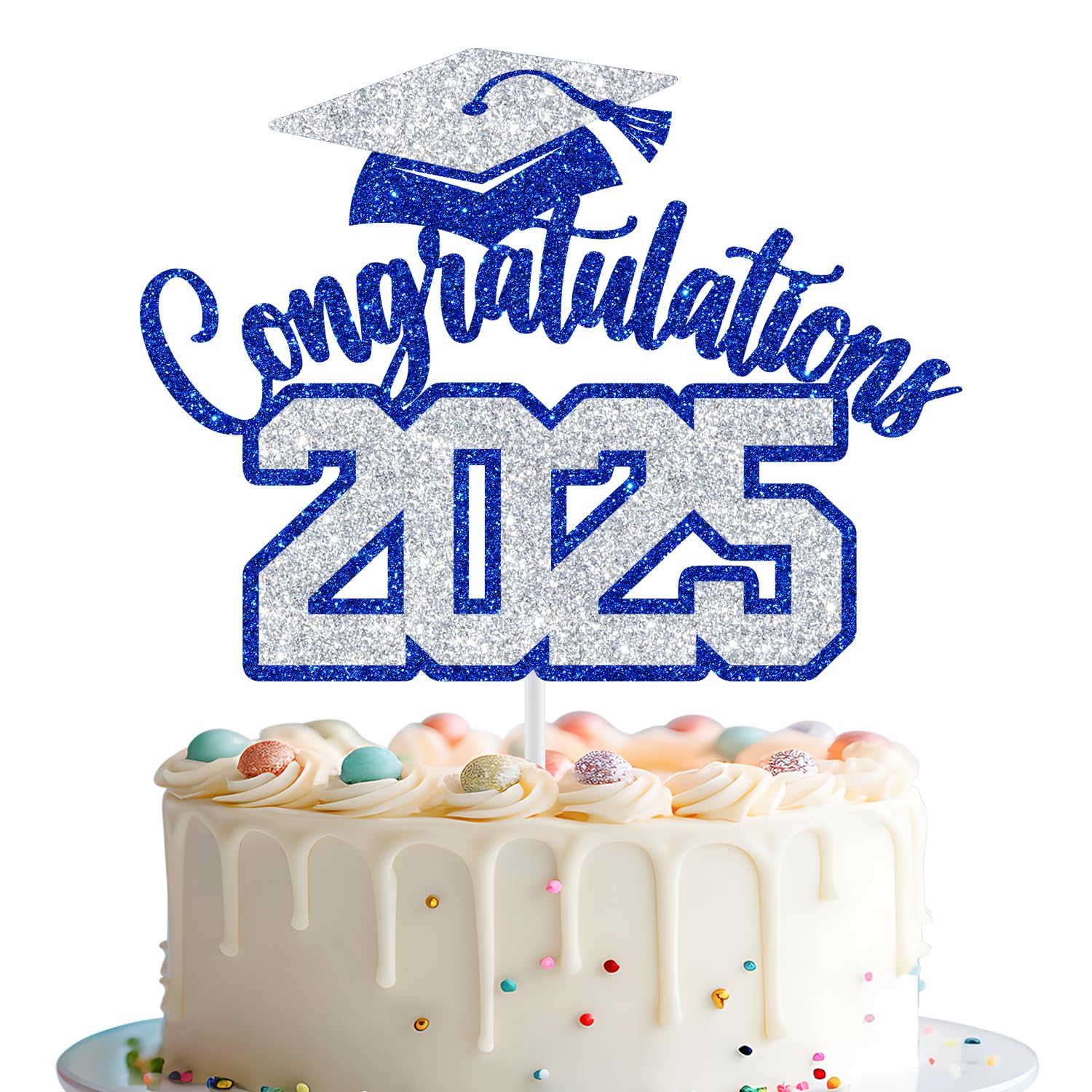 Congratulations 2025 Cake Topper, Class of 2025 Cake Decorations ...